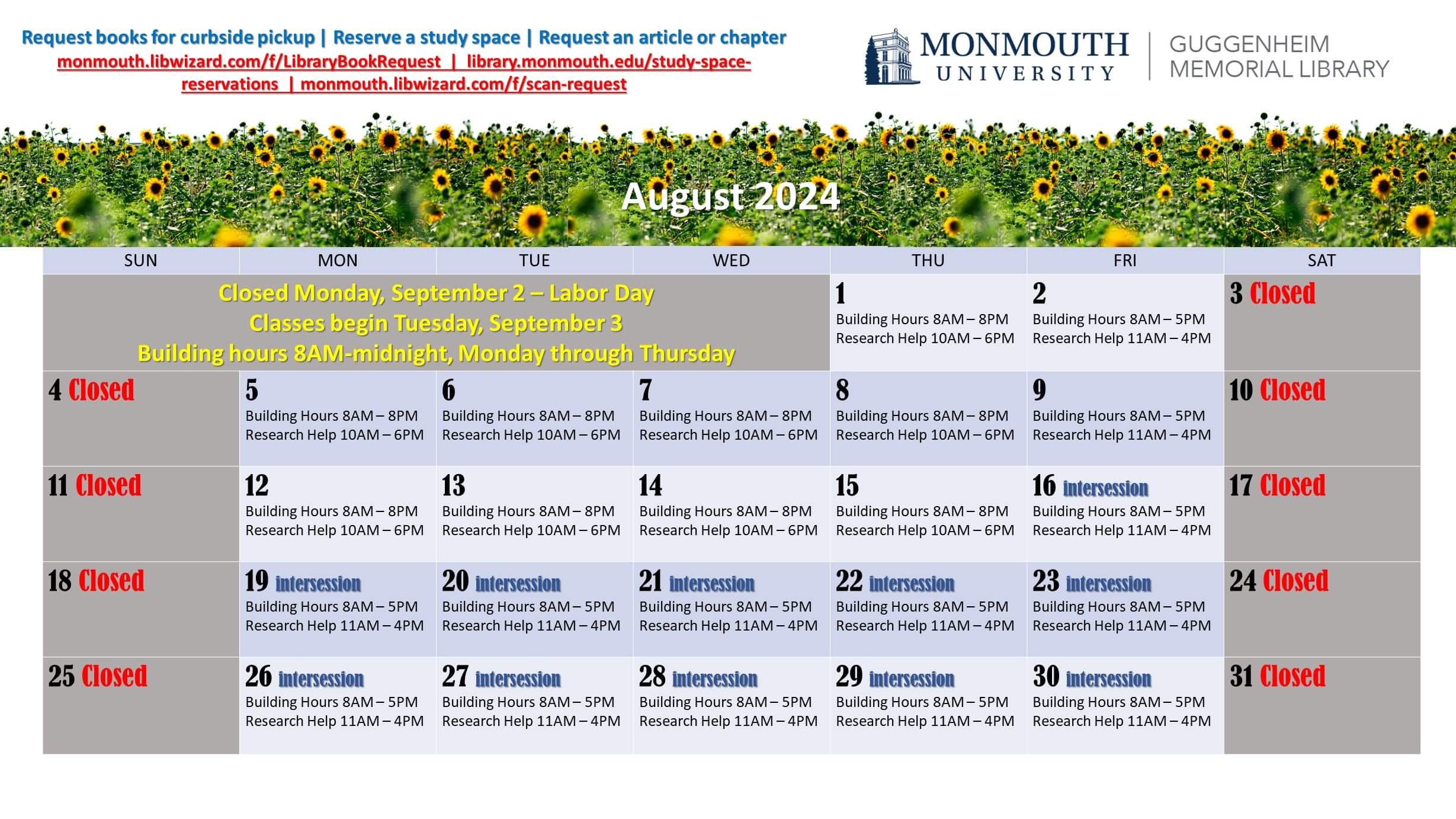 Guggenheim Memorial Library | Monmouth University